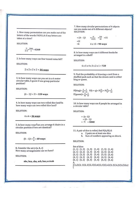 SOLUTION Probability Sample Problem Solving Questions With Answers Studypool