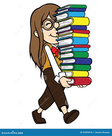 Girl Carrying Baggage On Trolleys For Flight Vector Illustration