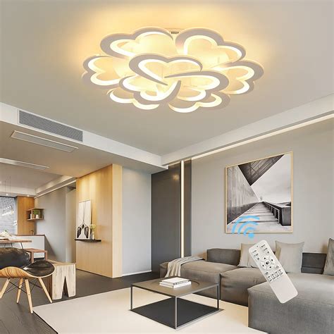 Buy Oninio Dimmable Ceiling Light Modern LED Ceiling Lighting Fixtures Flush Acrylic Ceiling
