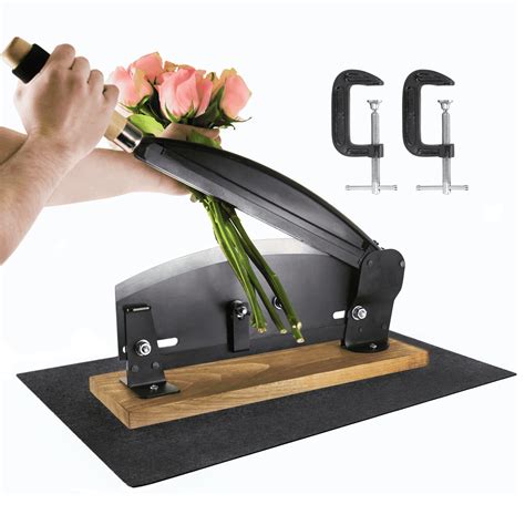 Holiday Designs Flower Stem Cutter Wooden Board Mounted Waterproof