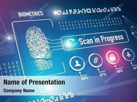 Biometrics Security Powerpoint Template Biometrics Security