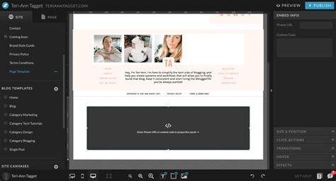 Adding A Flodesk Inline Form To Your Showit Blog Teri Ann Tagget