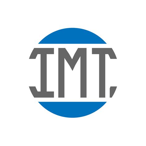 IMT Letter Logo Design On White Background IMT Creative Initials