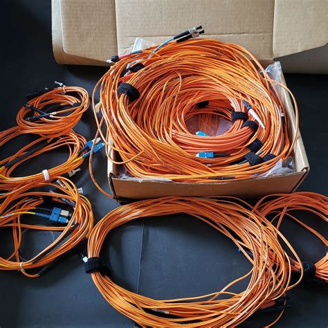 Large Lot Foxconn 3m Cisco Fiber Optic Optical Cables Connectors Lab Liquidators Store
