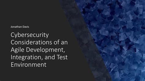 Pdf Cybersecurity Considerations Of An Agile Considerations Of An