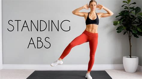 10 Min STANDING ABS Workout Intense No Equipment YouTube