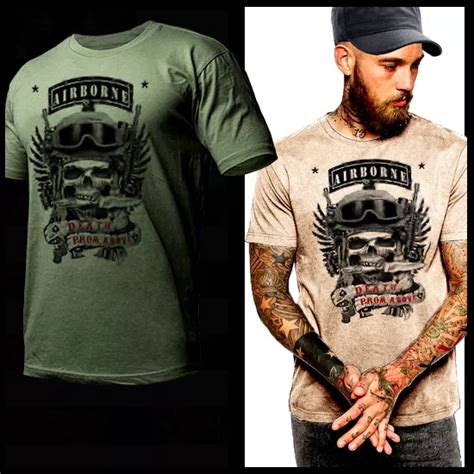 Airborne T Shirt Military Paratrooper Special Forces Air Assault Ww2
