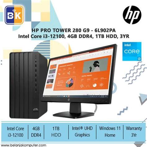 Jual Hp Pro Tower G Intel Core I Gb Ddr Tb Hdd Win Home Jakarta Pusat