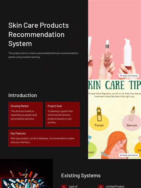 Skin Care Products Recommendation System Pdf Information Science Software Engineering