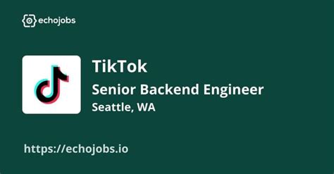 Tiktok Is Hiring Senior Backend Engineer Global E Commerce