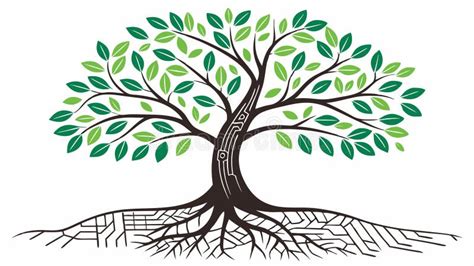 Idea Tree Bulb Mind Brainy Nature Thinking Tree Intellect Concept Vector Design Generative