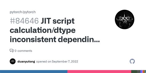 JIT Script Calculation Dtype Inconsistent Depending On Operator