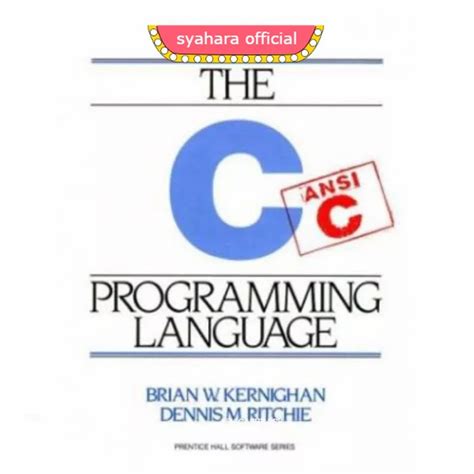 jual buku the ansi c programming languagee shopee indonesia