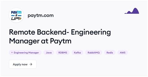 😀 paytm is hiring a remote backend engineering manager r himalayasapp