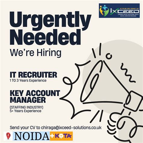 Chirag Arora On Linkedin Joinourteam Careergrowth Itrecruiter Keyaccountmanager