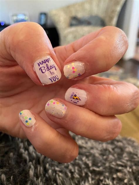 Birthday Manicure Manicure Nails Beauty