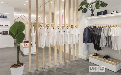 دکور مغازه پوشاک دکوراسیون داخلی بوتیک مردانه و زنانه بساز و بچین