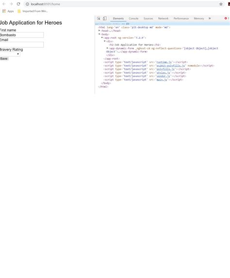 Error In Ionic 4 Dynamic Forms Ionic Framework Ionic Forum