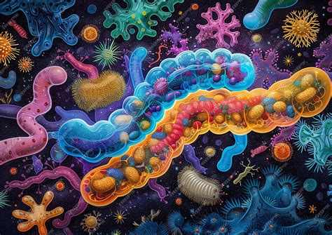 Premium Photo A Painting Of A Bacteria Called Bacteria And Bacteria