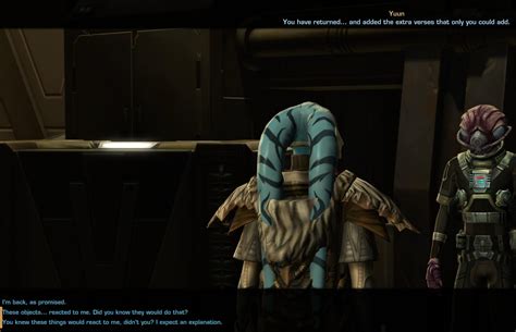To Find A Findsman Swtor Alliance Alert Walkthrough Recruit Yuun