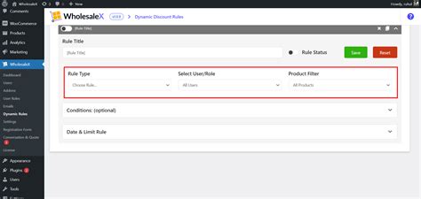 Dynamic Rules Wholesalex