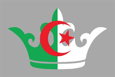 Crown Flag Of Algeria Flag Of Algeria Graphic By Breakingdots