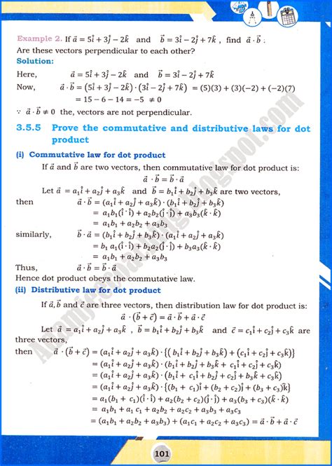Adamjee Coaching Vectors Unit 3 Maths Class 11th Text Book