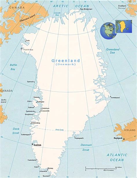 Greenland Map