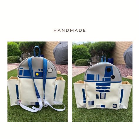 R2d2 Vinyl Star Wars Backpack School Backpack Star Wars R2d2 Party