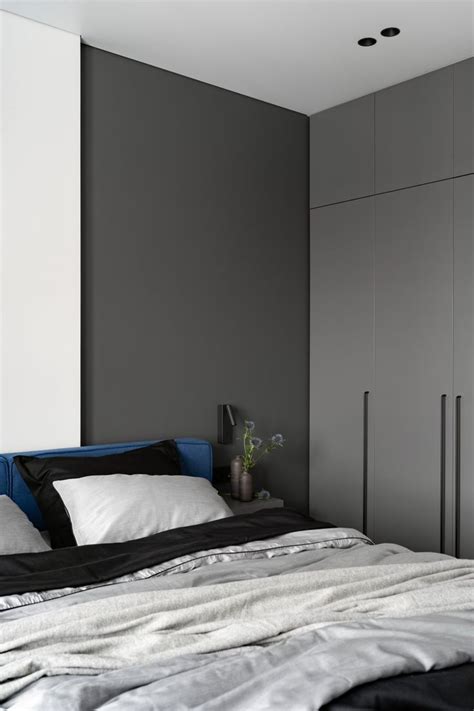 Серый минимализм в евродвушке 43 кв м Interior Design Interior Design Kitchen Kitchen Room