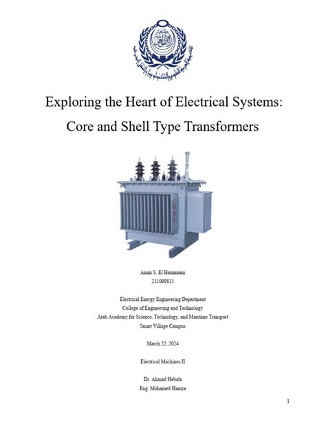 exploring the heart of electrical systems core and shell type
