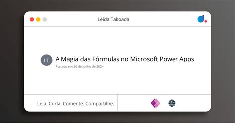 A Magia Das Fórmulas No Microsoft Power Apps Leida Taboada Power Apps Low Code Dio
