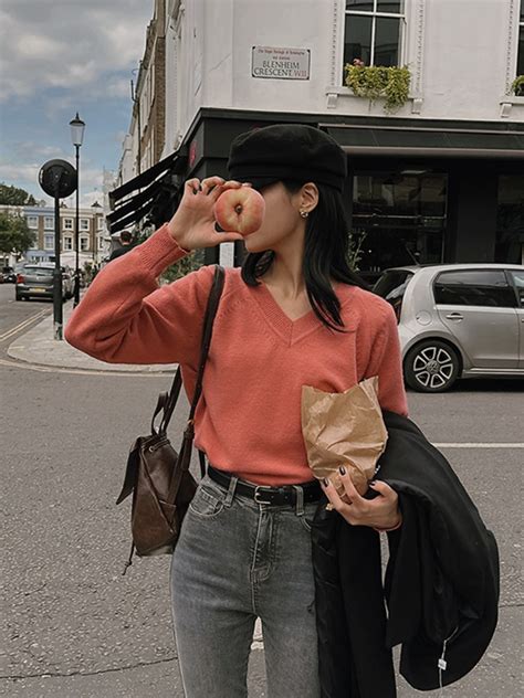 리리앤코 3천장 돌파 44 120 까슬거림 스테디템여리루즈핏 드로엘르 브이넥 나그랑 니트 봄가을겨울데일리룩간절기페미닌룩출근룩데일리룩자체제작