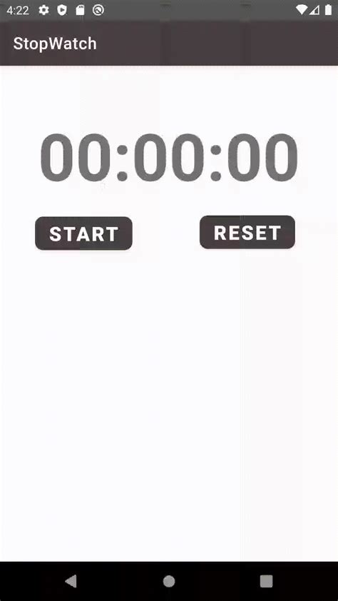 Github Yuuttoostopwatch Android Stopwatch App Using Services And