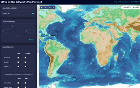Gridded Bathymetry Data General Bathymetric Chart Of The Oceans