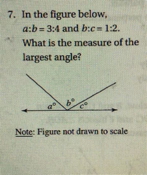 solved in the figure below a b 3 4 and b c 1 2 what is the measure of