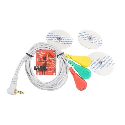 Heart Rate Monitor Kit With Ad8232 Ecg Sensor Module