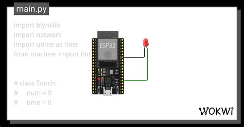 Ledblynk Copy Wokwi Esp32 Stm32 Arduino Simulator