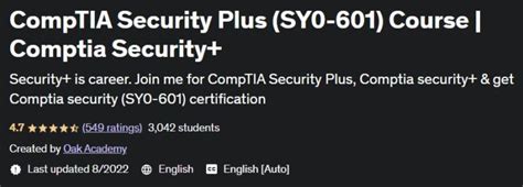 Best Free Comptia Security Training Courses With Certificates