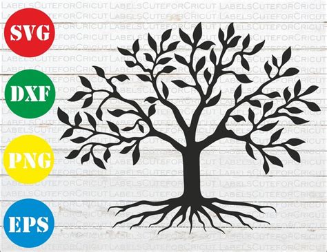 Tree Of Life Svg Tree With Roots Svg Treesvg Com