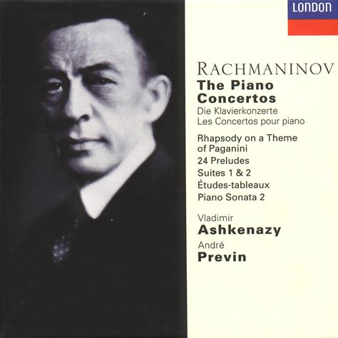 Rachmaninov Piano Concertos 1 4 Ashkenazy Deutsche Grammophon