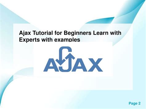ppt ajax tutorial for beginners powerpoint presentation free