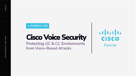 Cisco Voice Security Protecting Uc And Cc Environments From Voice Based Attacks Recap Mutare