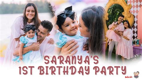 අපේ චූටි සාරන්‍යා ගේ Birthday එකේ Full Video එක 😬 Saranyas 1st