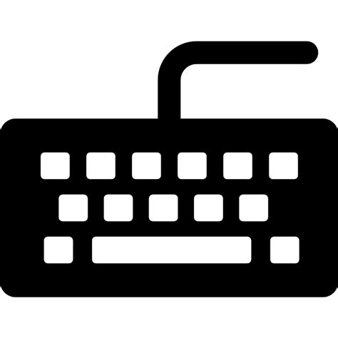 Black Keyboard Vector Svg Icon Svg Repo