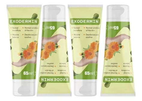 Exodermin Para Los Pies Pomada Crema Cuatro 4 Pack Meses Sin