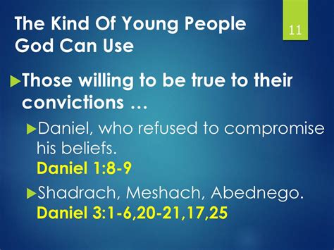 God Uses Young People