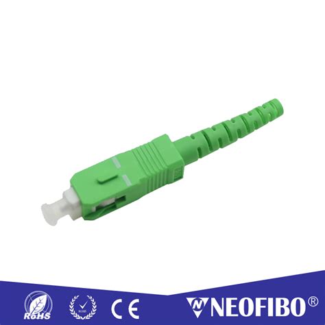 SC APC Connector Green Single Mode Simplex 2 0mm Connector Shenzhen Neofibo Technology Limited