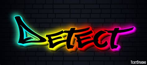 Detect Graffiti Style Text Effect Generator
