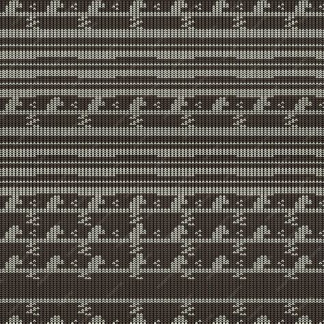 Premium Vector Brown And Cream Sweater Knit Repeat Pattern Vintage